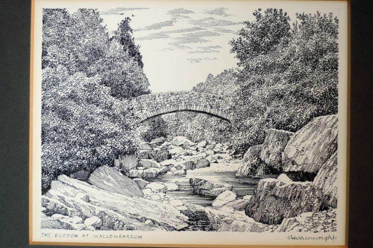 grough — Welsh church scenes among Alfred Wainwright drawings up for ...